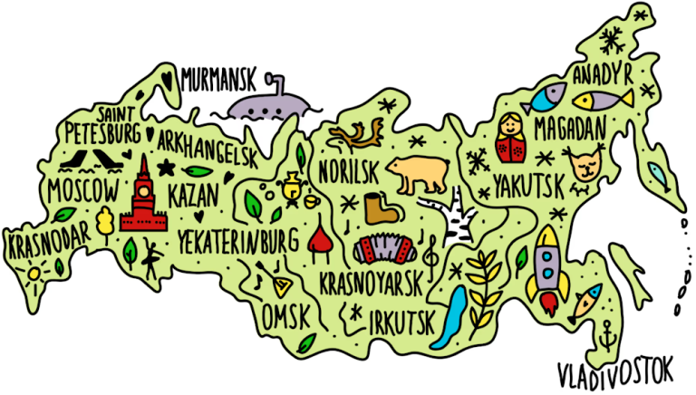 Interesting places in Russia to collect mail from – World of Postcards